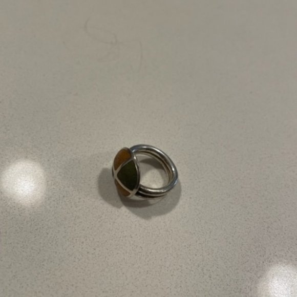 David Urso | Jewelry | David Urso Sterling Silver With Orange And Green ...